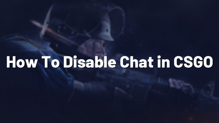 How To Disable Chat in CSGO | Pro Config