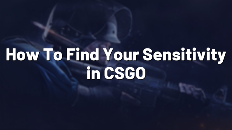 How To Find Your Sensitivity in CSGO | Pro Config