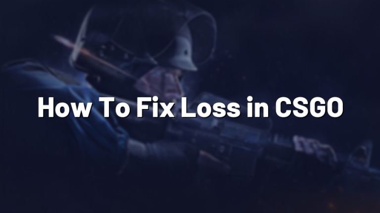 How To Fix Loss in CSGO | Pro Config