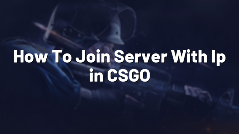 How To Join Server With Ip in CSGO | Pro Config