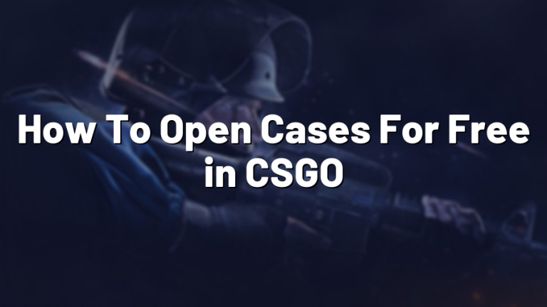How To Open Cases For Free in CSGO | Pro Config