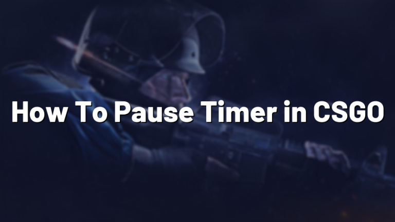 How To Pause Timer in CSGO | Pro Config