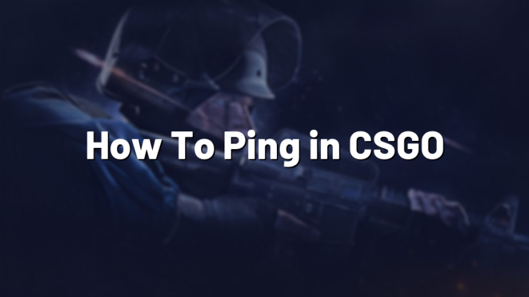 How To Ping in CSGO | Pro Config