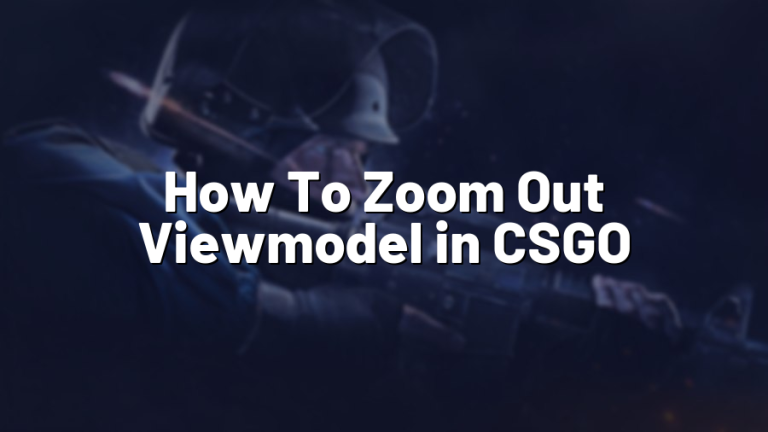 How To Zoom Out Viewmodel in CSGO | Pro Config